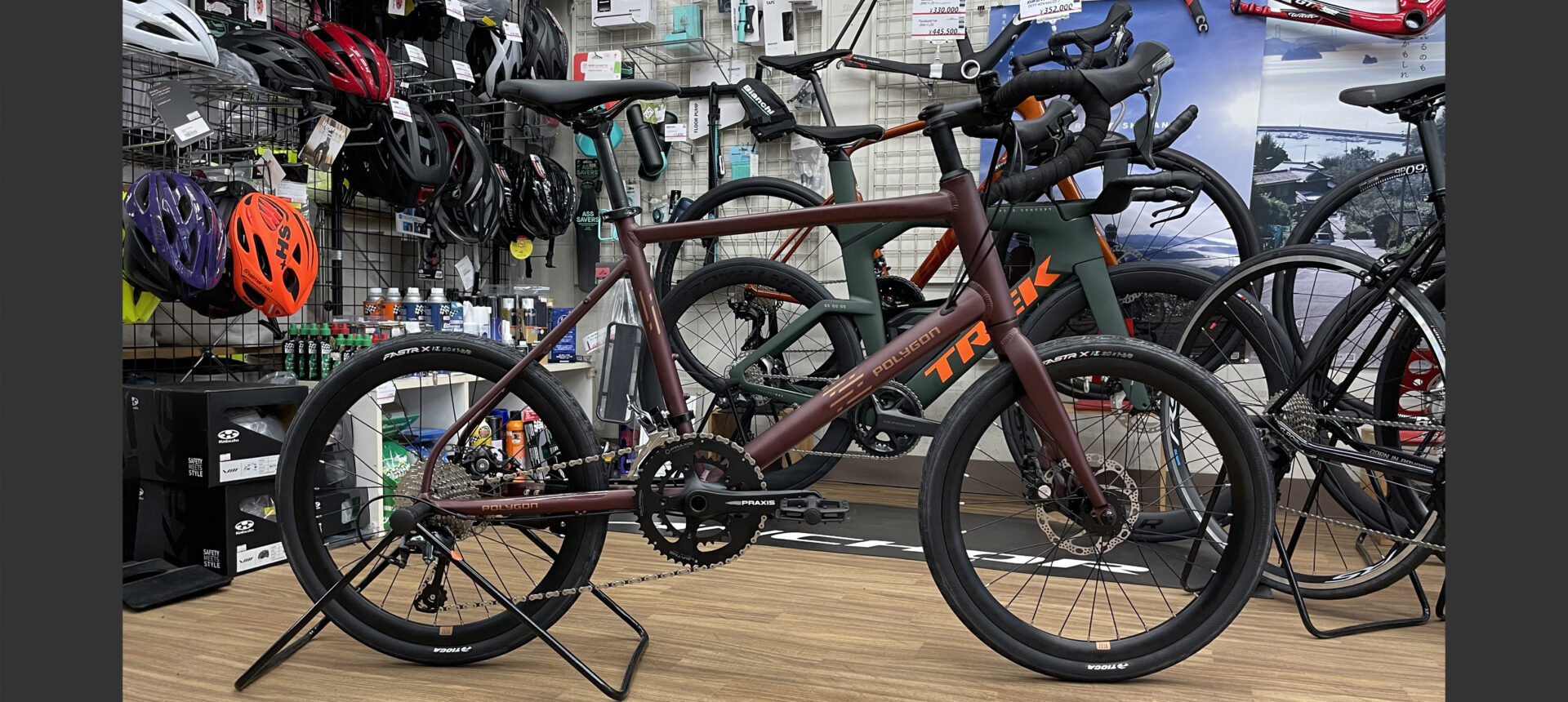 POLYGON 小径シリーズZETA FITTE REDカラーを組みました！ – スポーツサイクル ウエキ｜ SPORT CYCLE UEKI