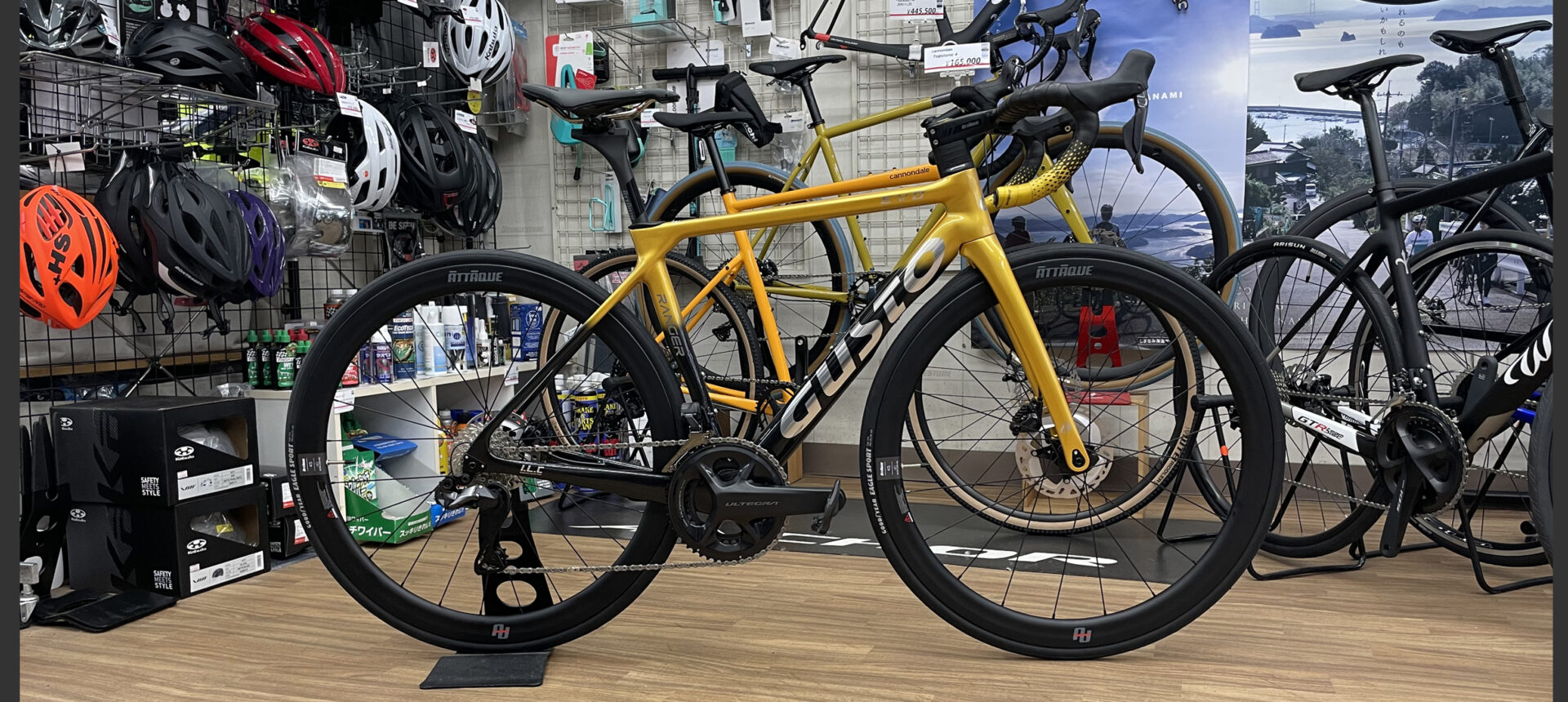 GUSTO RANGER EVO DISC TEAM LIMITED(TL) Di2 GOLDカラーをご注文いただきました！ – スポーツ ...