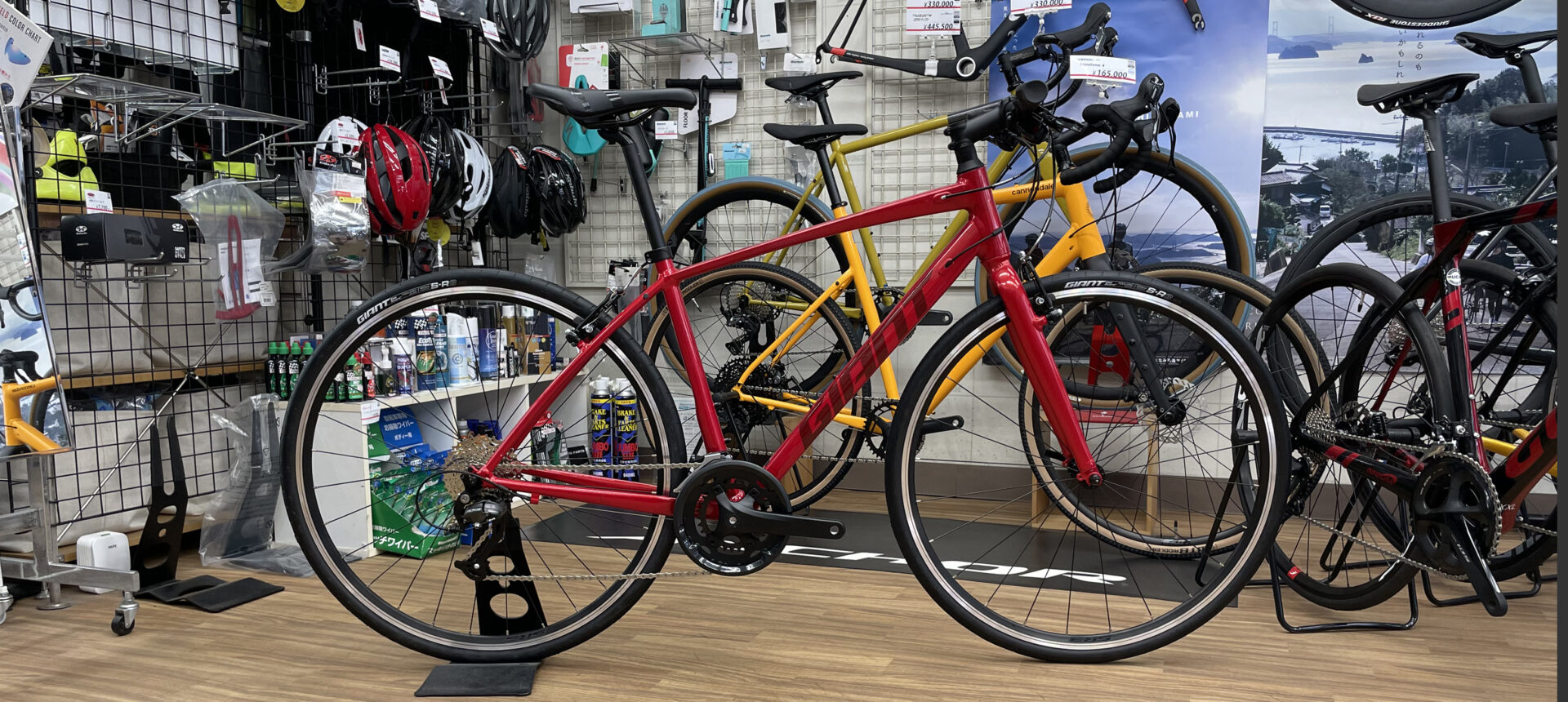 GIANT ESCAPE RX 3 Redカラーを組みました！ – スポーツサイクル ウエキ｜ SPORT CYCLE UEKI